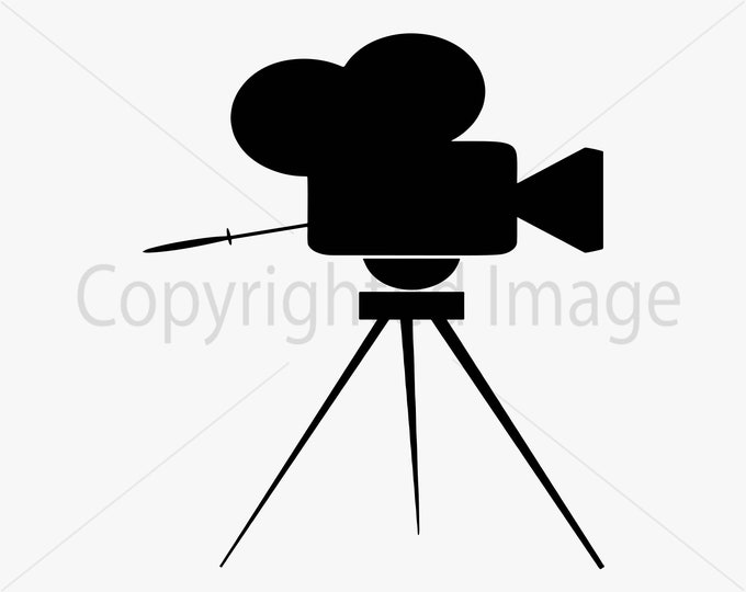 Film Camera SVG, Movie Camera Vector, Movie Clipart, Movie Cricut, Film ...