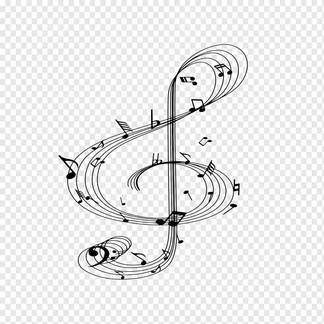 Treble Clef Music Note SVG Instant Download / Vinyl & Craft Cutting ...