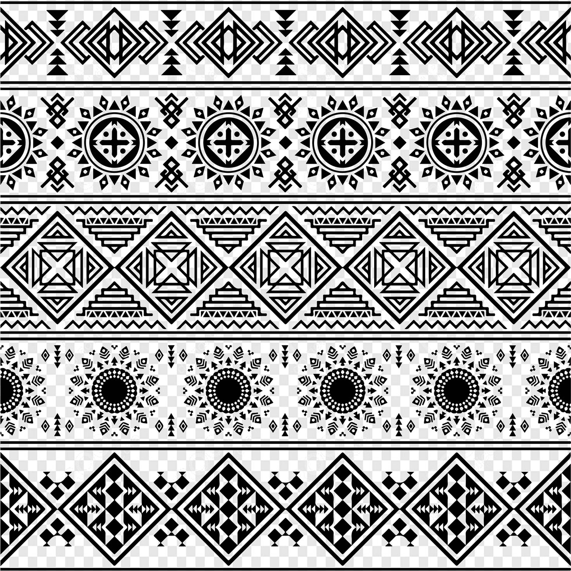 Tribal Geometric Ethnic Tribal Pattern Svg Silhouette | Etsy