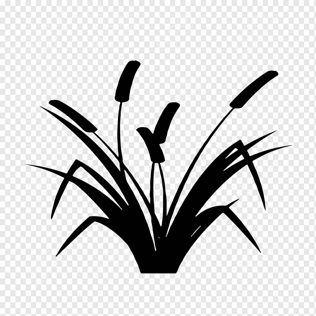 Reeds Svg, Bulrush Svg. Vector Cut File for Cricut, Silhouette, Pdf Png ...