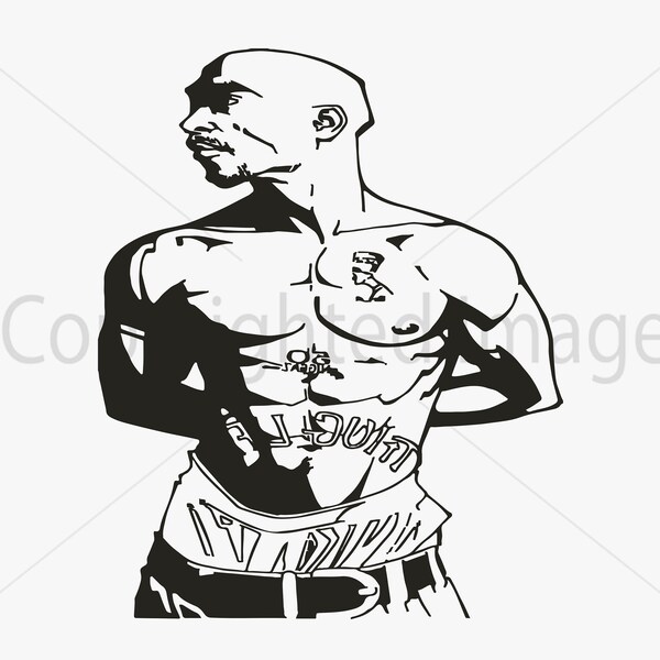 Tupac Clip Art - Etsy