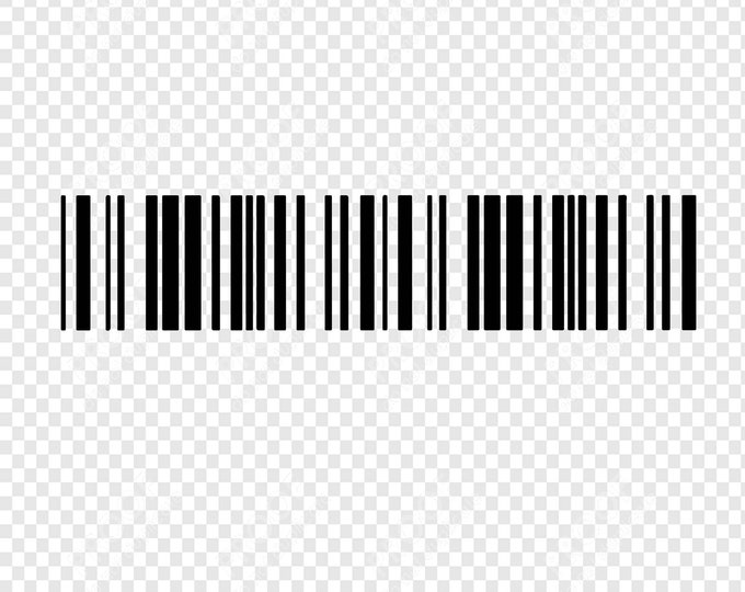 Barcode SVG Files Plain Barcode Cut Files Barcode Vector Files Plain ...