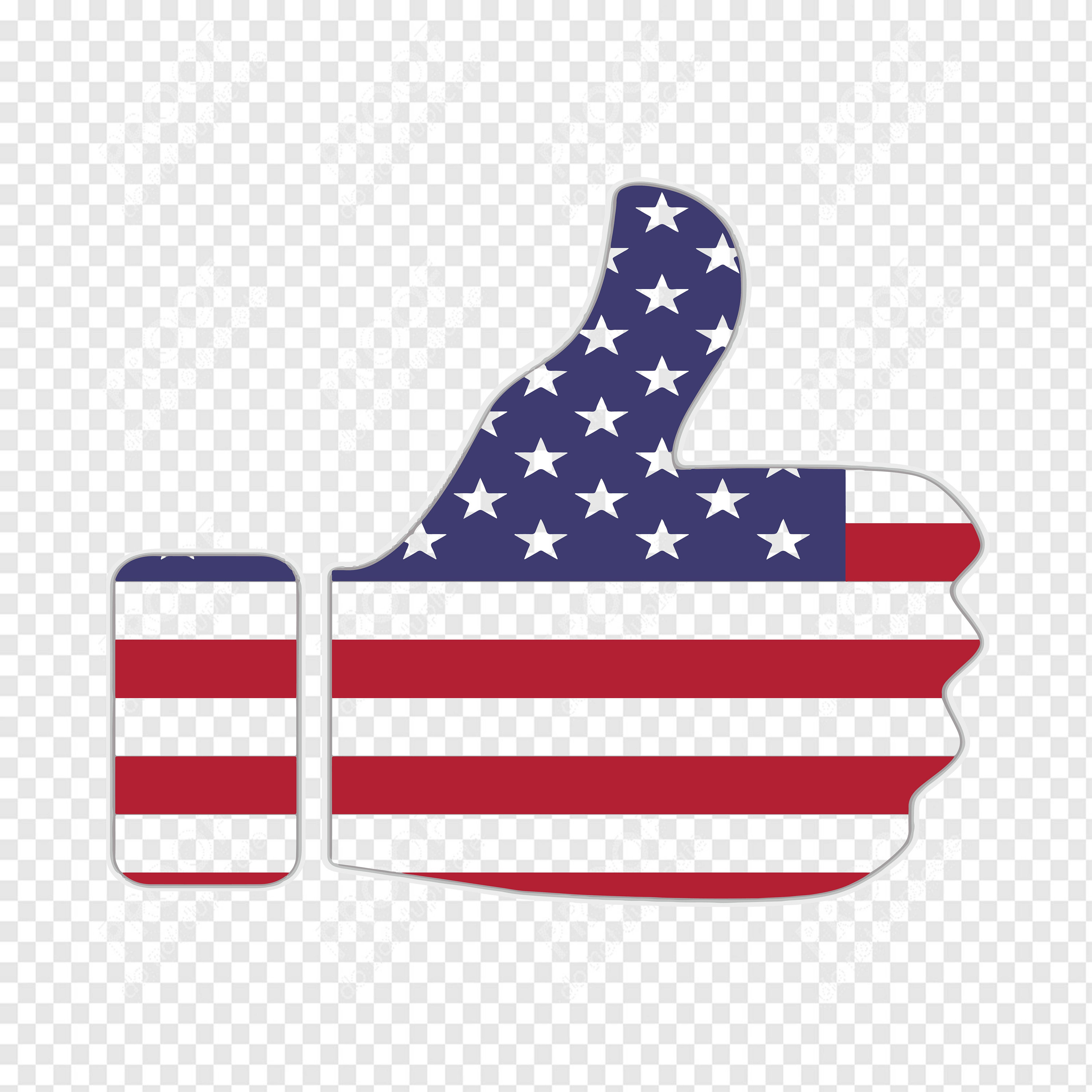 Us Flag And Boat Emoji
