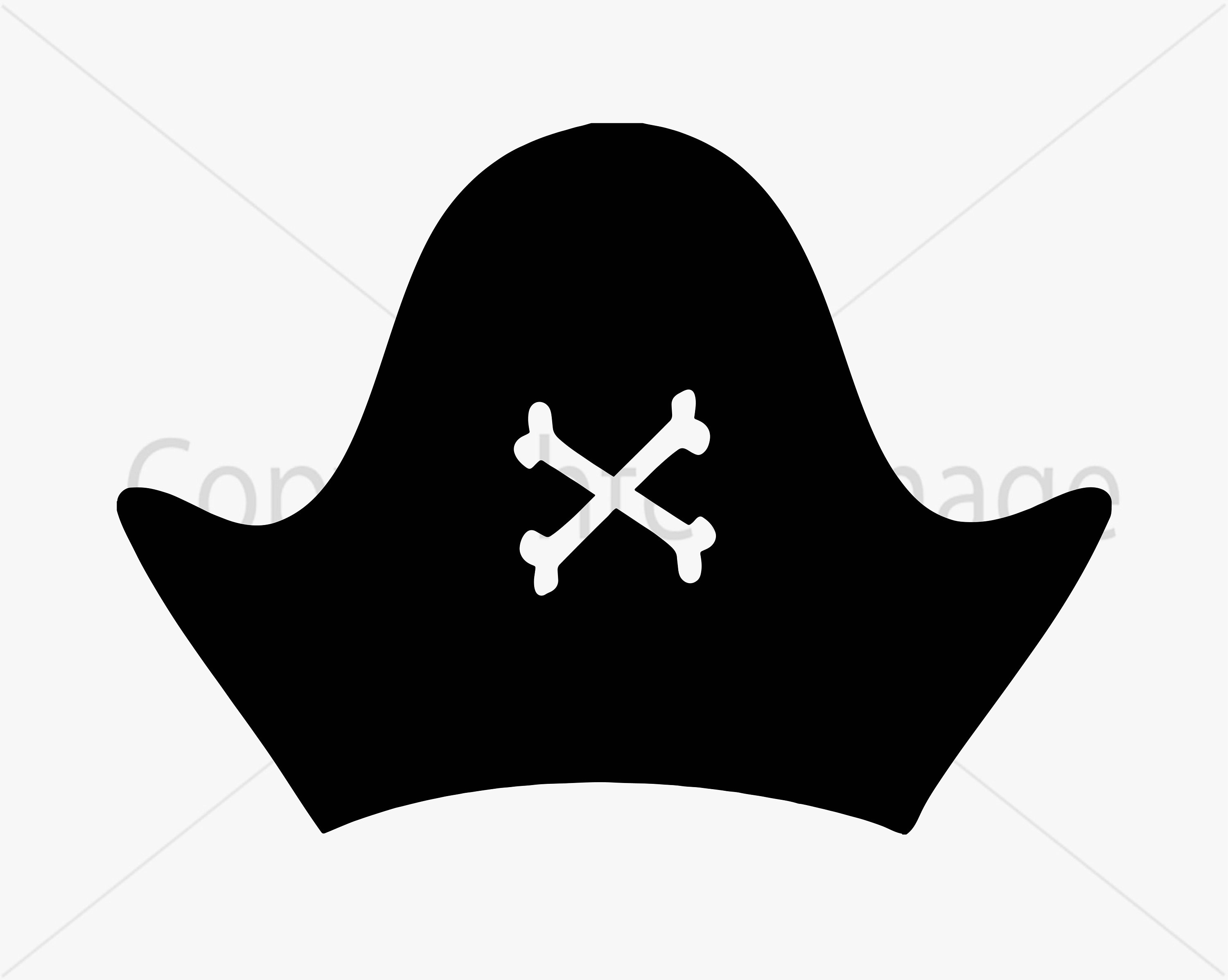 Pirate Head Silhouette