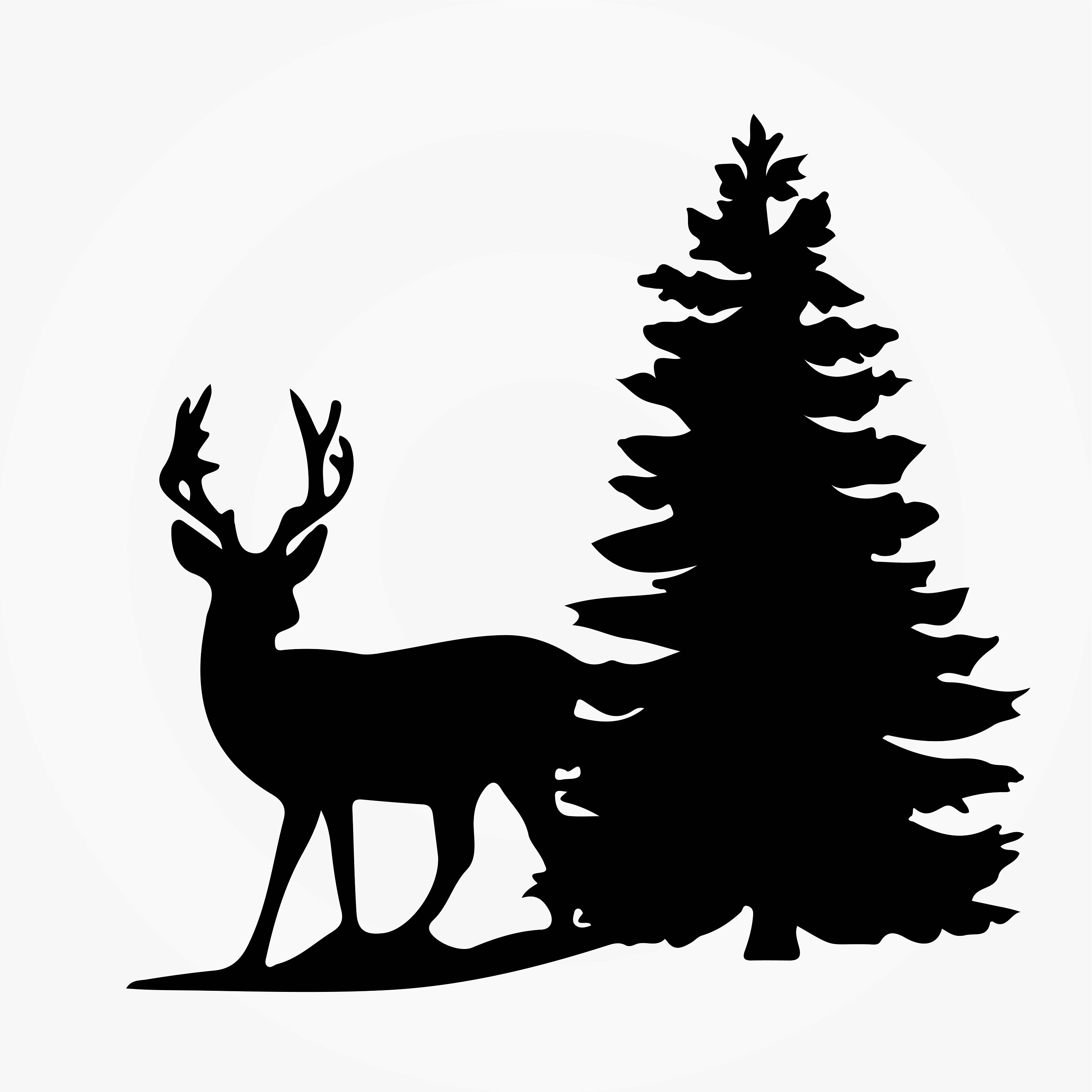 Deer Svg File Deer Clipart Buck Svg Animals Svg Wild | Etsy