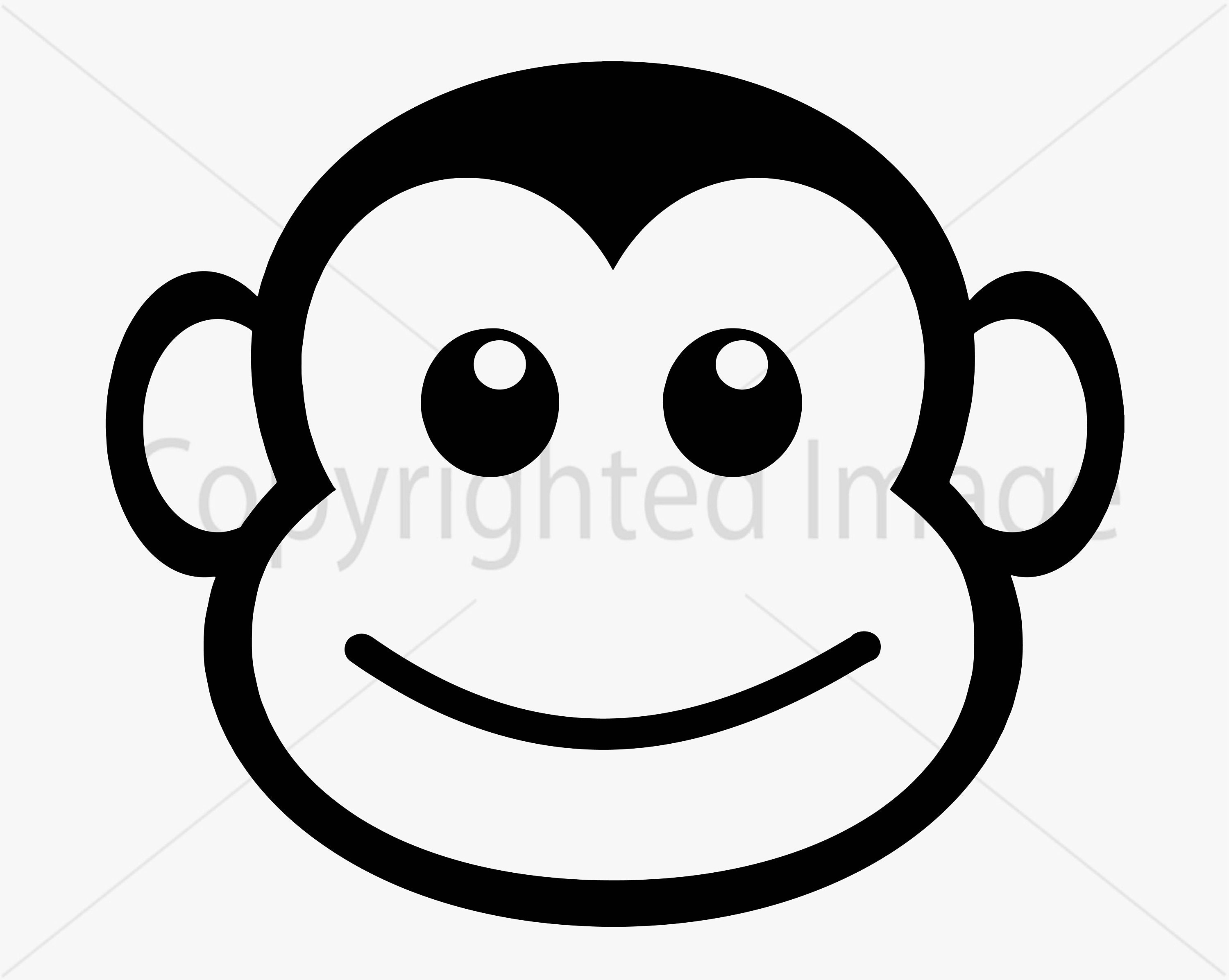 Cara de mono SVG Mono vector Mono svg Mono Clipart Mono Cricut - Etsy ...