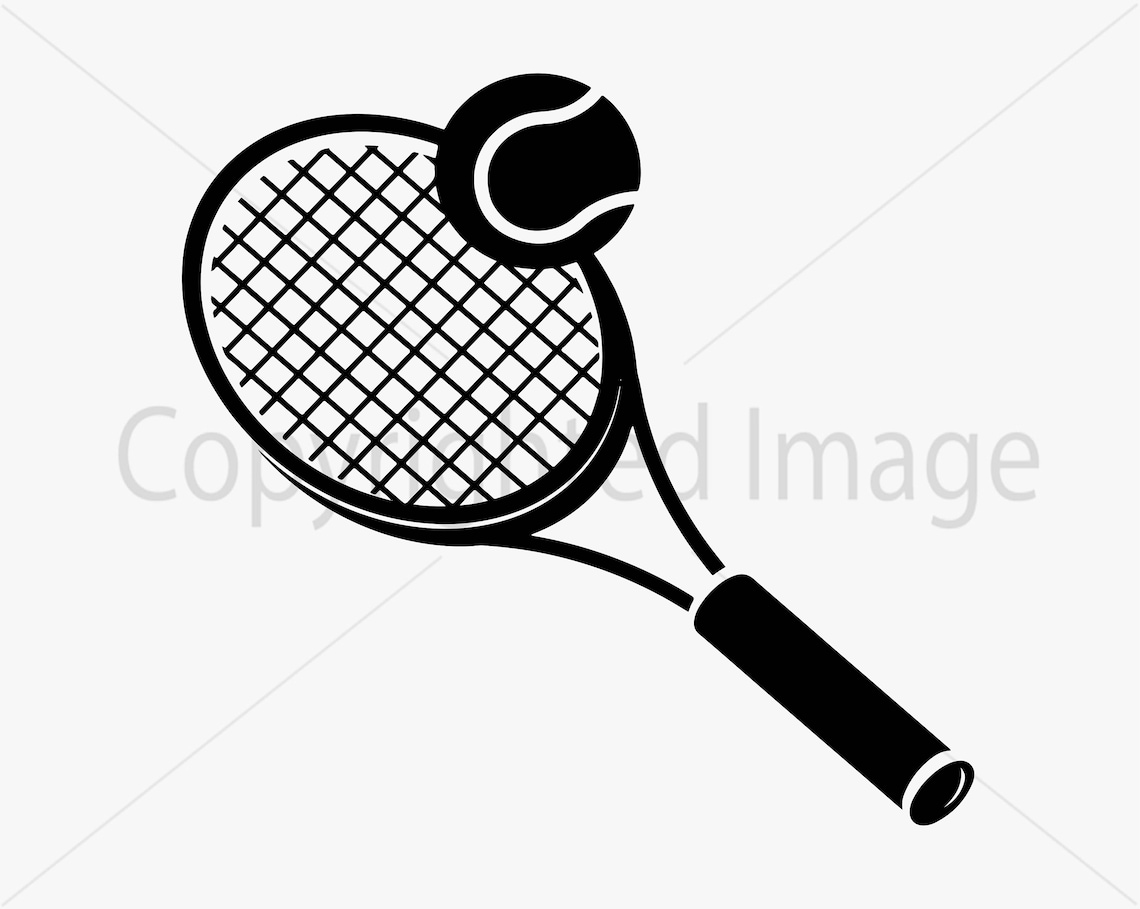 Tennis SVG 2 Tennis Racket SVG Digital Download for | Etsy