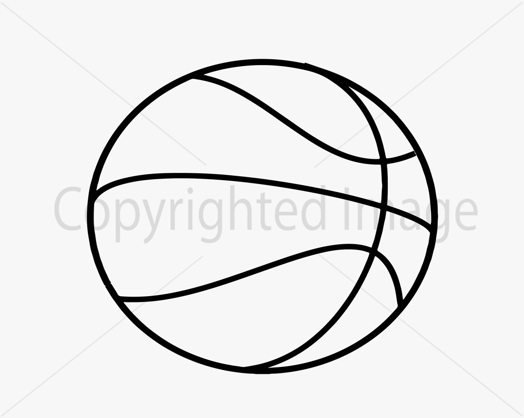 Basketball Ball. Cut Files for Cricut. Clip Art Silhouettes - Etsy