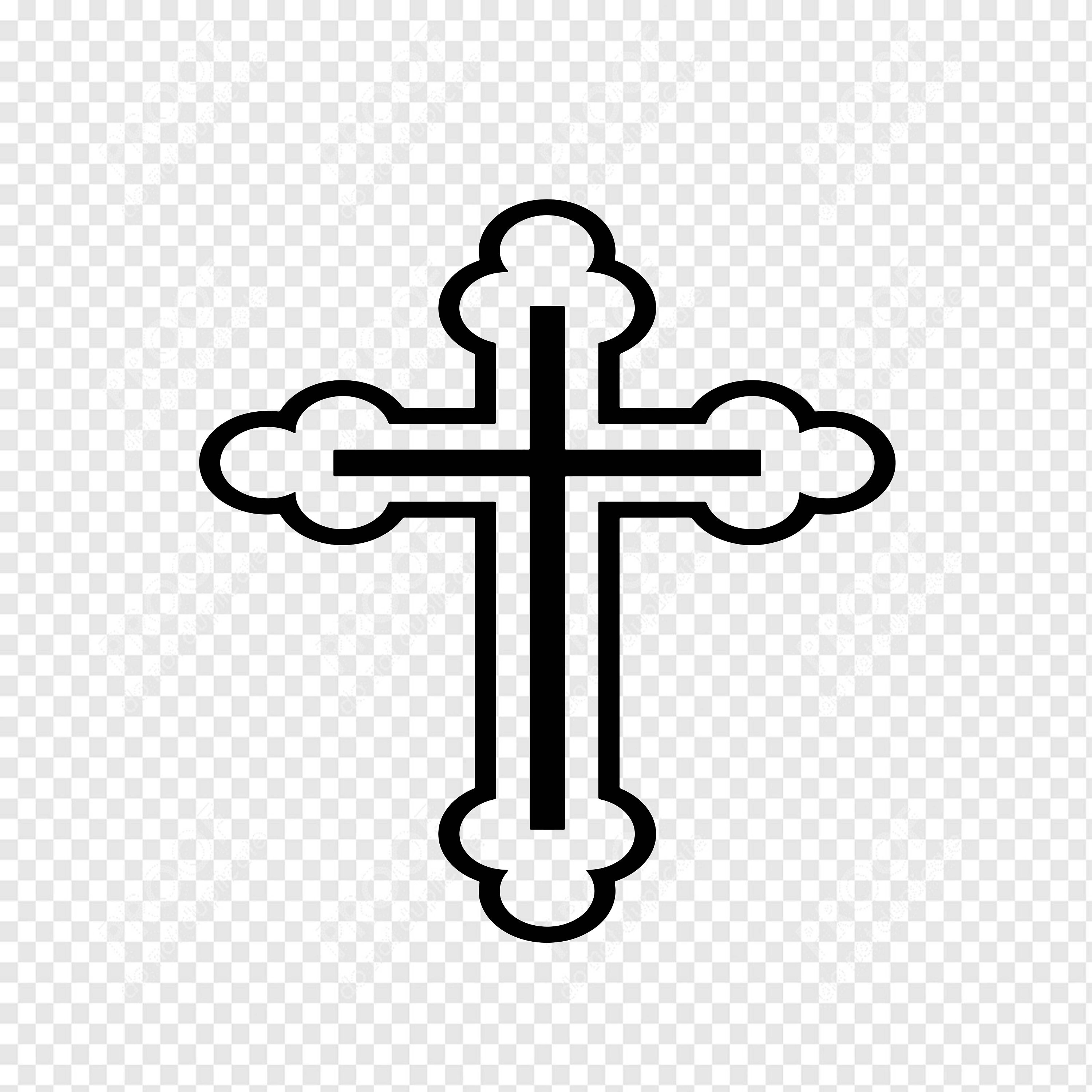Papercraft Cross SVG Vector Cut File and PNG Transparent Background ...