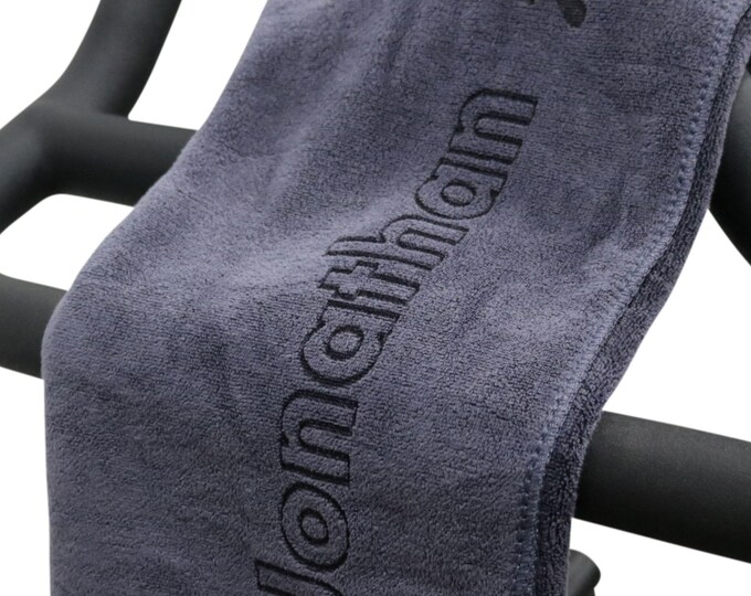 Peloton Towel for Bike and Tread, Personalized Microfiber Towel ...