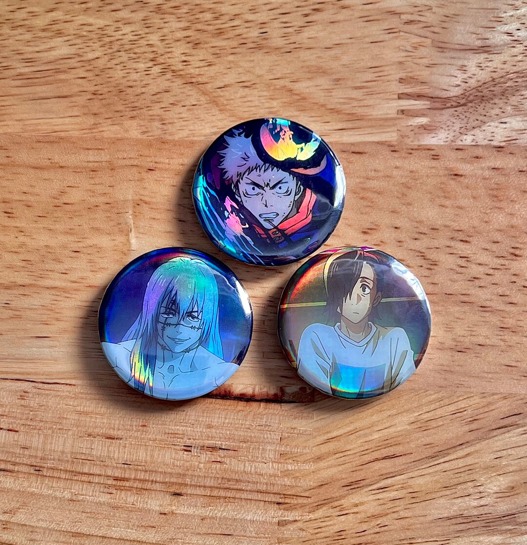Anime Buttons | Anime Pins | Button Pins | Anime Character Backpack ...
