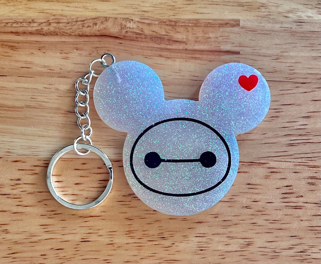 Baymax Inspired Keychain L | Big Hero 6 | Disney Inspired Keychain ...