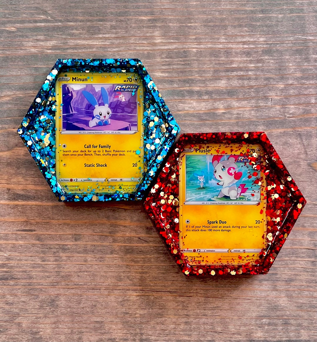 Electric Type Pokémon Card Coasters Custom Pokémon Coasters Electric ...