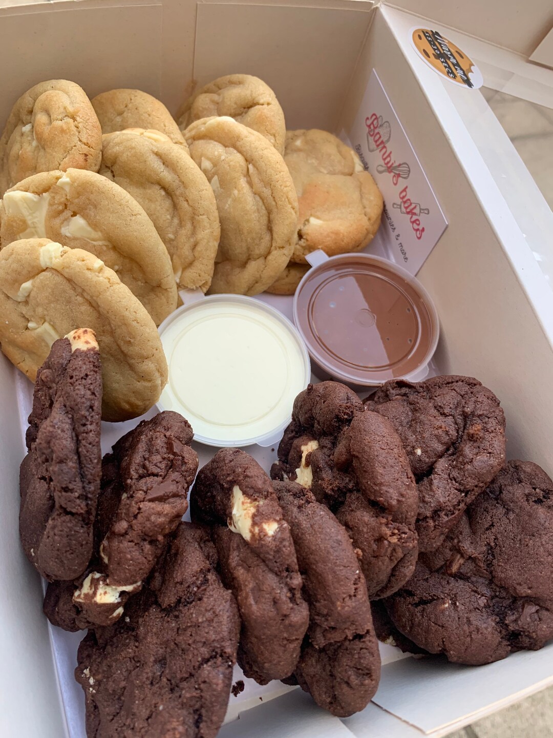 Cookie Dunkers Dipping Box Mini Cookies Dip Box Sharing Box Mixed ...
