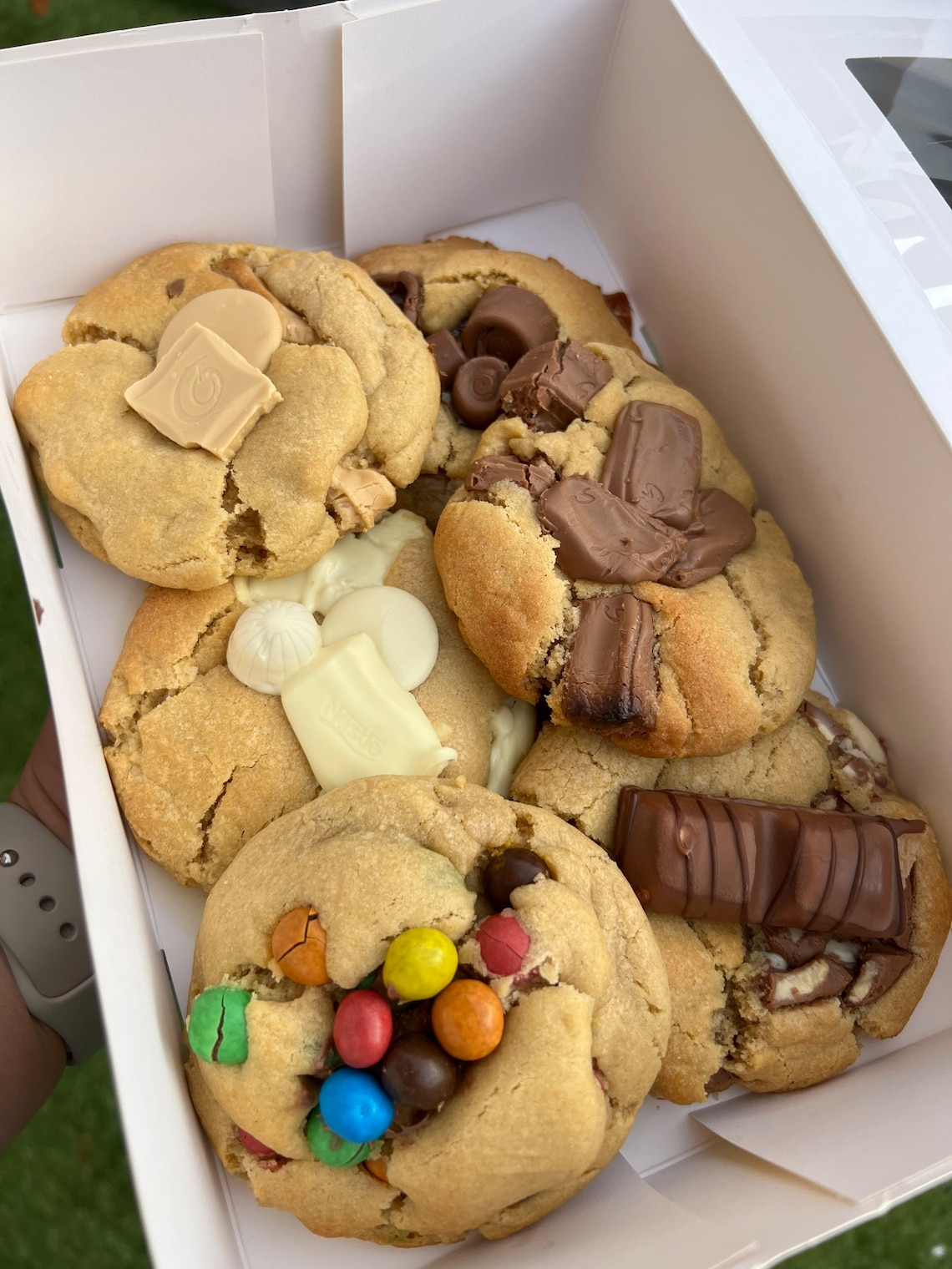 6 Huge Loaded Mixed Cookies Birthday Treats Box Birthday - Etsy