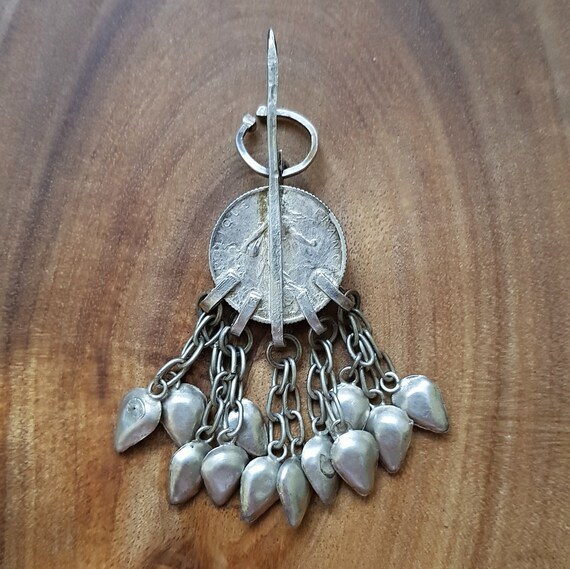Berber Kabyle Amazigh fibula, tribal jewelry - Gem