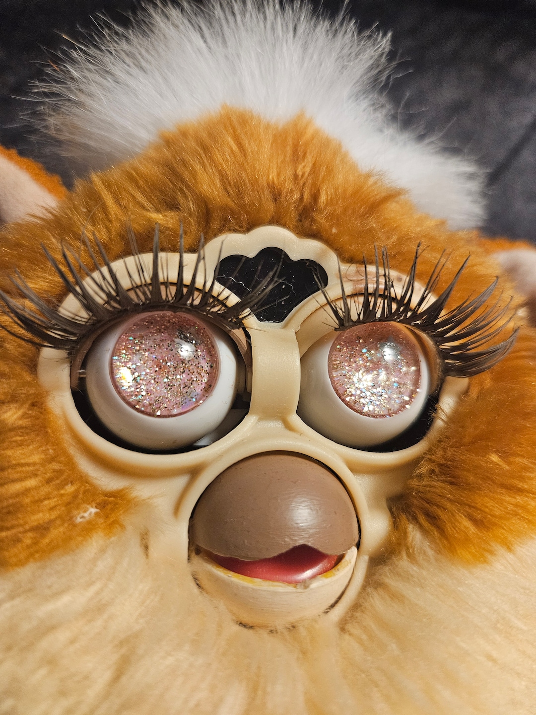 WORKING Custom Dreamy Furby ~ Brown and Pink Retro Furby - Etsy