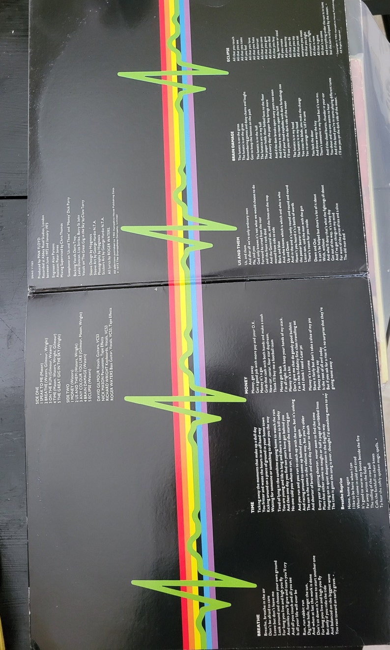 PINK FLOYD: Dark Side of the Moon 1973 Rare Pressing - Etsy