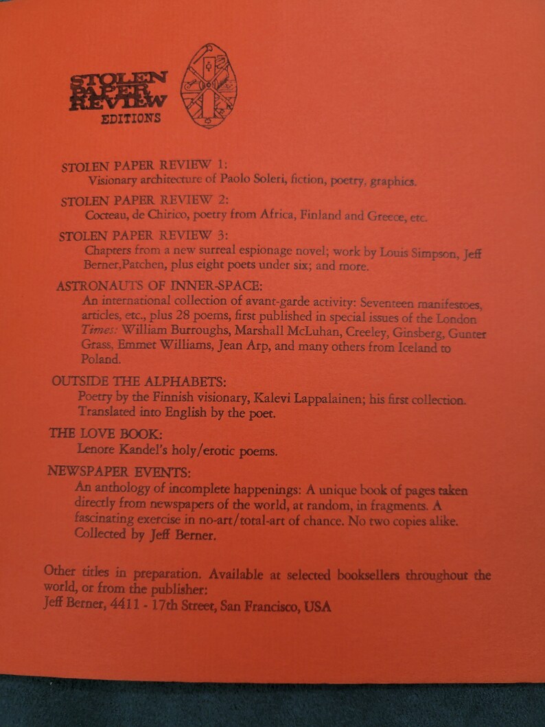 The Love Book: Lenore Kandel (BANNED BOOKS) - Etsy