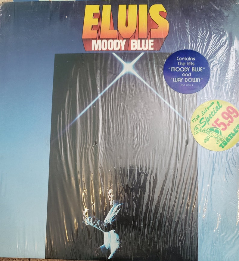 Elvis: Moody Blue Vinyl Record - Etsy