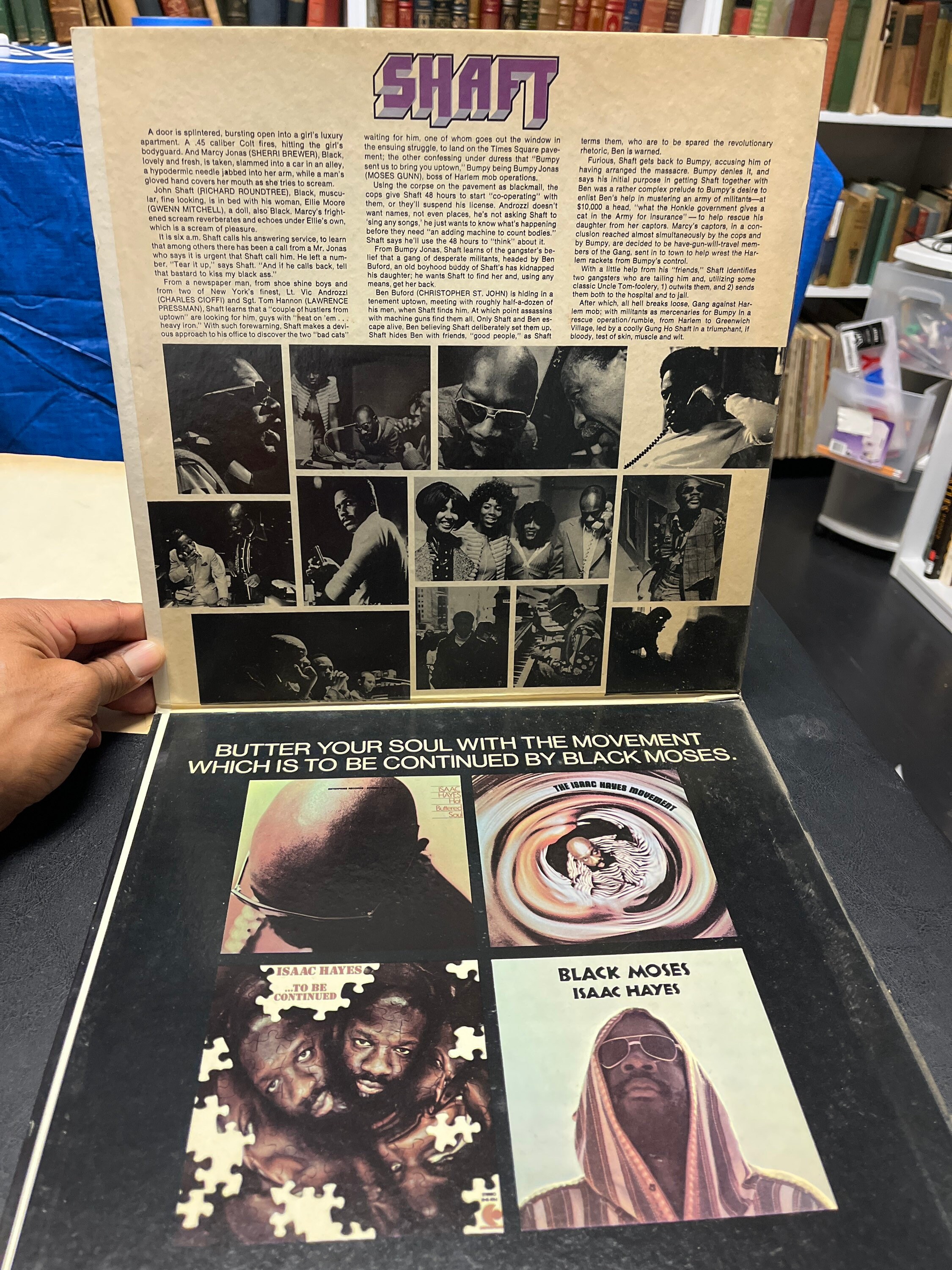 Shaft Isaac Hayes Music From the Original Soundtrack Shaft - Etsy