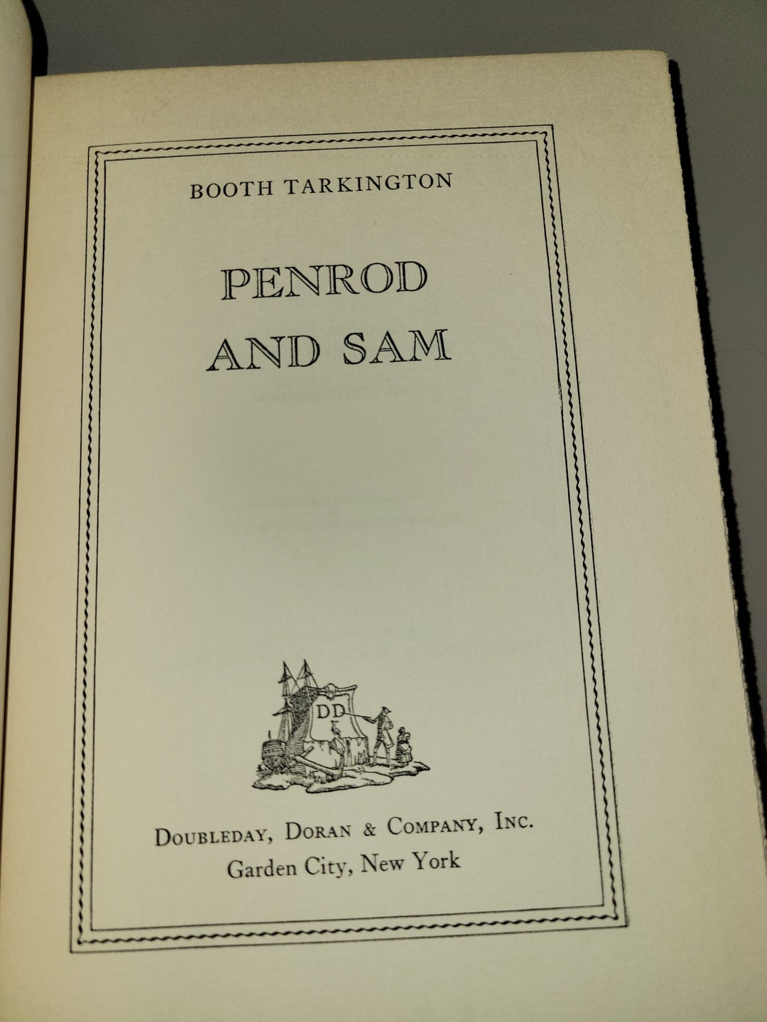 1st Edition of Penrod & Sam by Booth Tarkington (1916) Double Day Doran ...