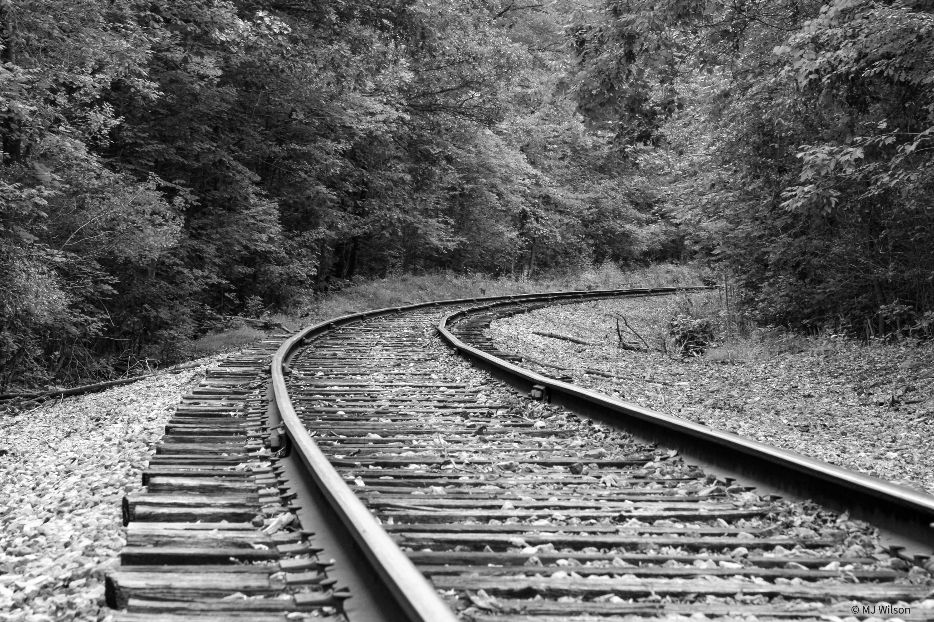 Train Track Perspective - Etsy