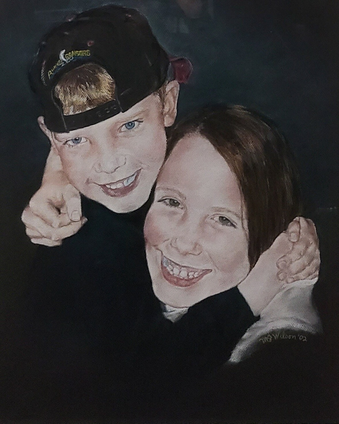 Custom Fine Art Pastel People Portraits - Etsy