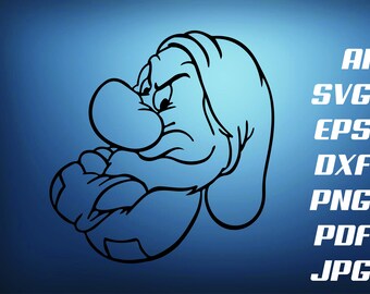 Grumpy svg | Etsy