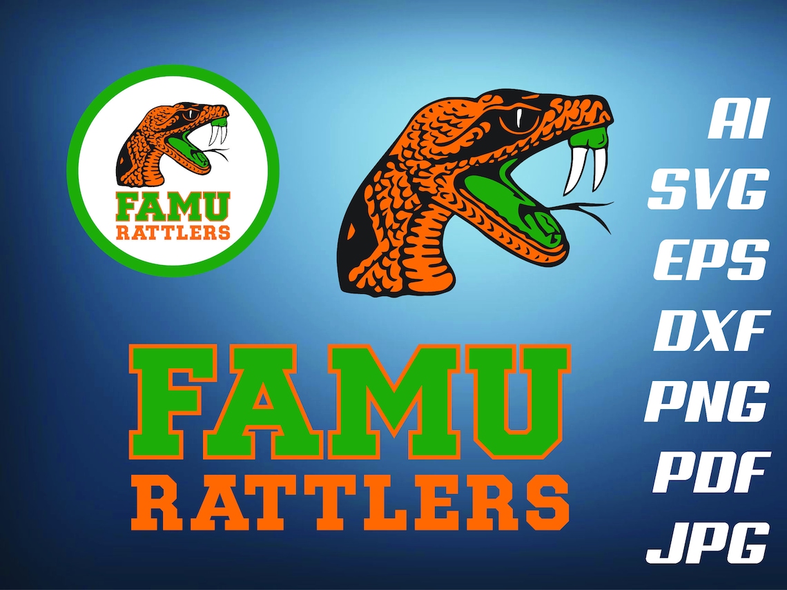 Famu Rattlers Svg Cricut Silhouette Florida University - Etsy Canada