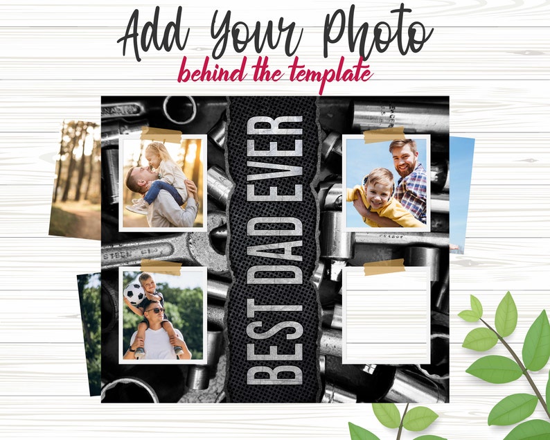 Mechanic Best Dad Ever Photo Frame Automotive Tools 20oz - Etsy