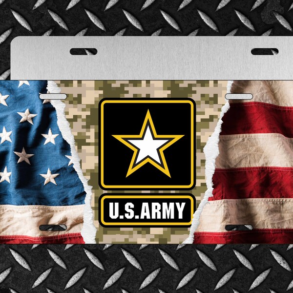 Military License Plate - Etsy