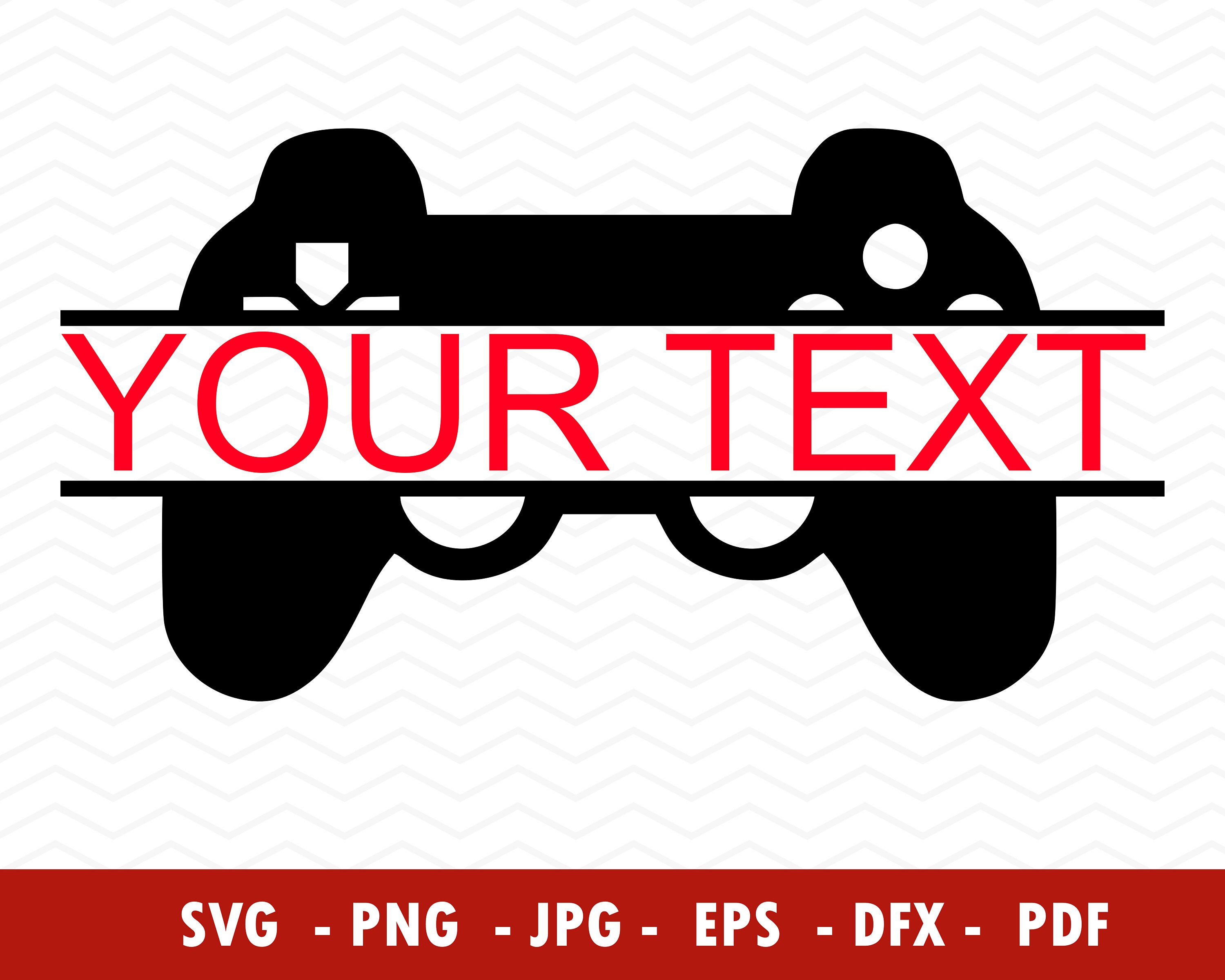 Gamer Controller Bundle Svg Gamer Controller Split Monogram - Etsy