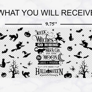 16 Oz When Witches Go Riding and Black Cats Are Seen Halloween Libbey ...