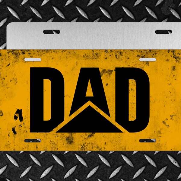 Dad License Plate Png - Etsy