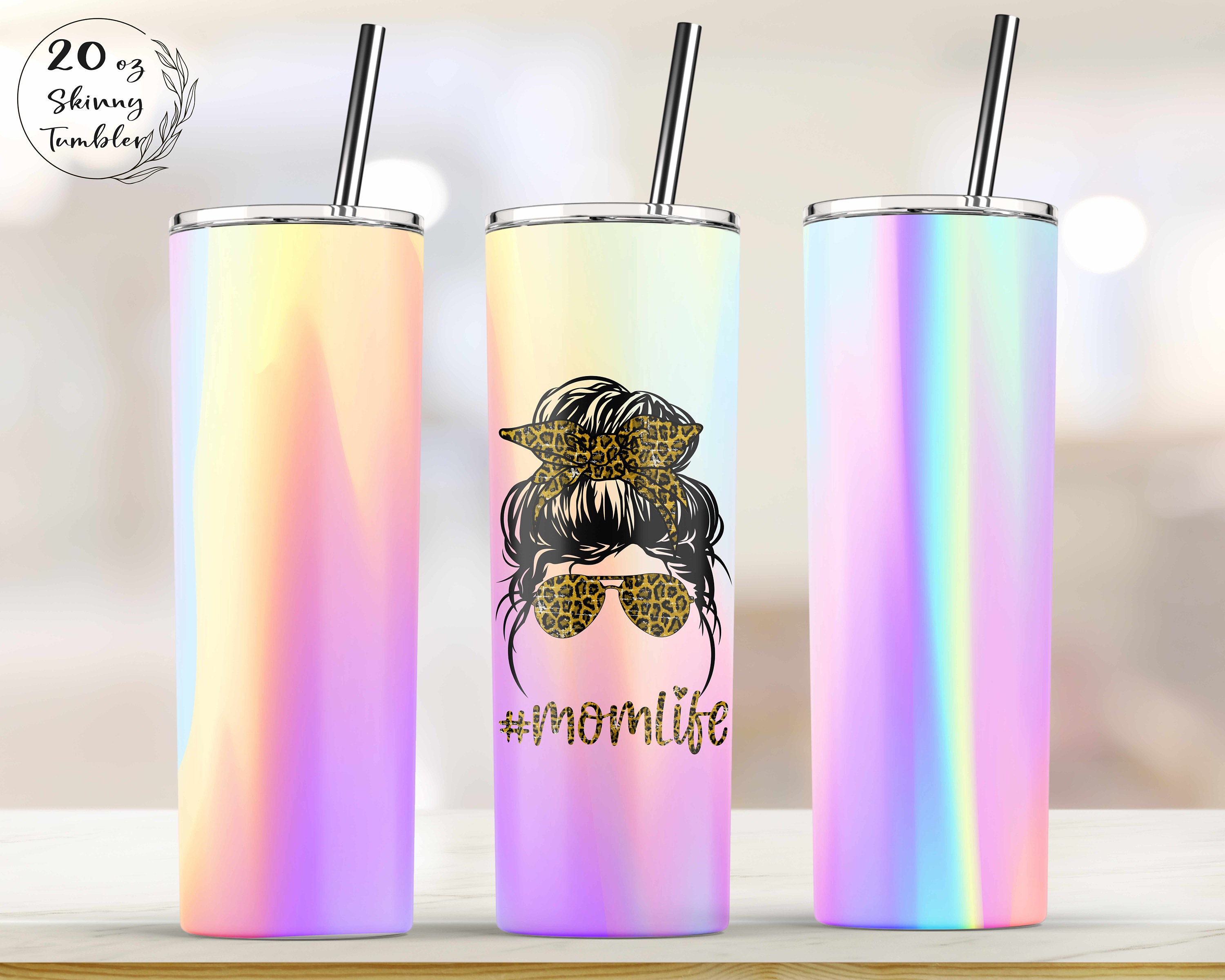 Hashtag Mom Life momlife Pastel Rainbow Gradient BG 20oz - Etsy