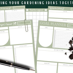 Garden Planner Printable, Vegetable Plant Tracker, Gardening Calendar ...