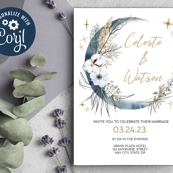 Witchy Wedding Invitation - Etsy