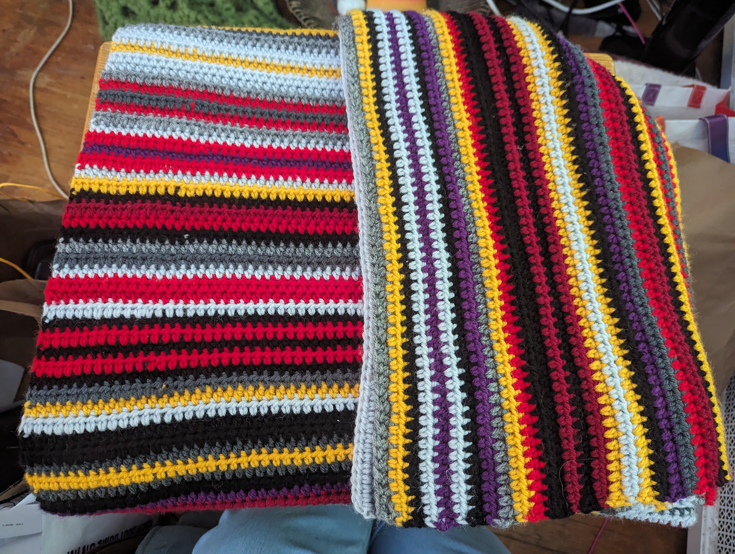 Crochet Dice-roll Blanket - Etsy