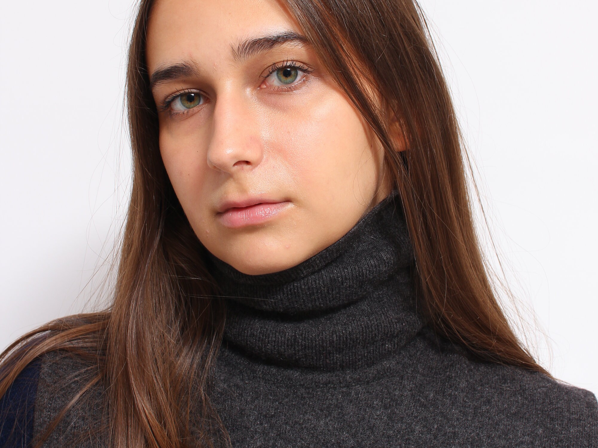 Cashmere Roll Neck, Women's Neck Warmer Scarf, Pure Cashmere Wool Cowl ...
