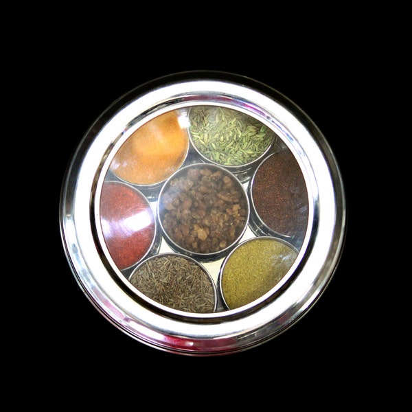 Indian Spice Box - Etsy