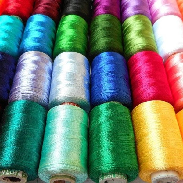 Silk Thread Earrings - Etsy