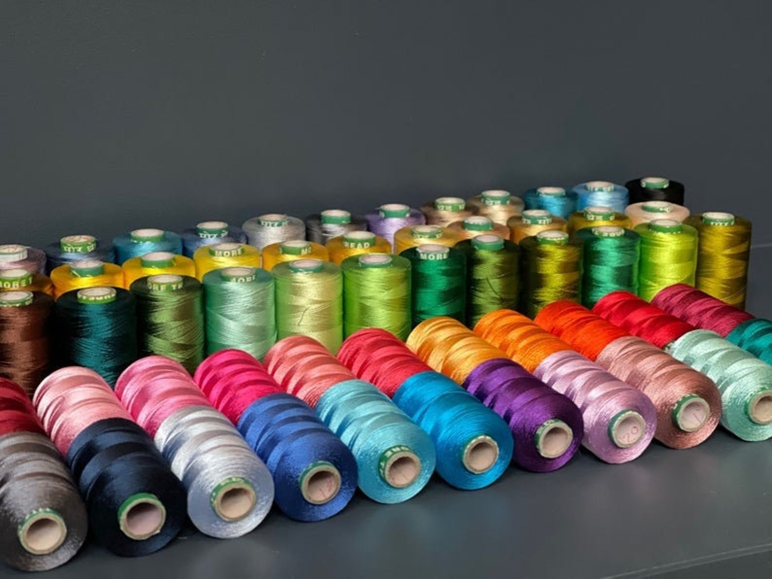Wholesale Lot SPOOL OF SILK Sewing Thread Machine Thread - Etsy
