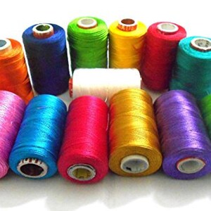 Wholesale Lot Spools of Silk Thread Indian Art Silk - Etsy