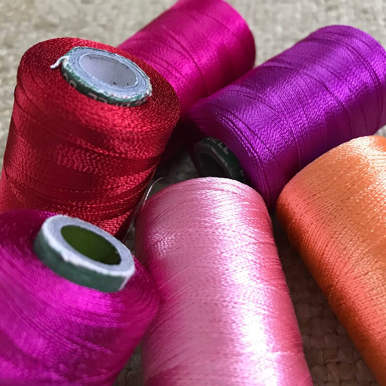 Wholesale Lot Spools of Silk Thread Indian Art Silk - Etsy