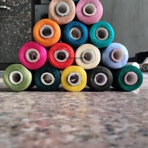 Wholesale Lot Spools of Silk Thread, Indian Art Silk Embroidery Threads ...