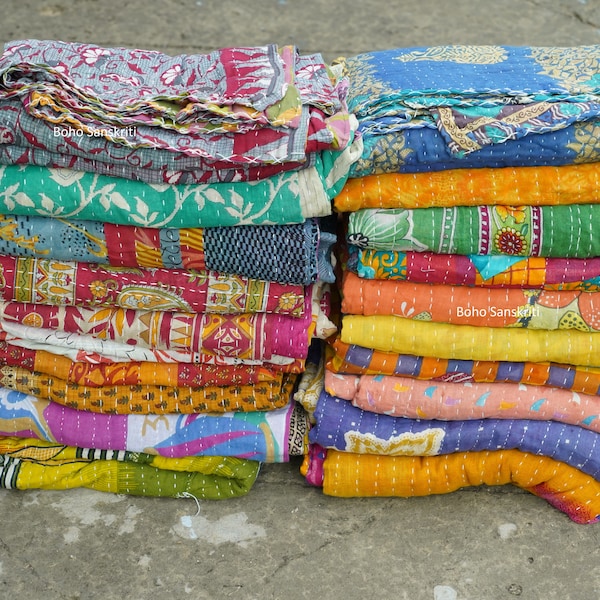 Kantha Fabric - Etsy