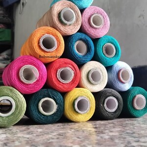 Wholesale Lot Spools of Silk Thread, Indian Art Silk Embroidery Threads ...