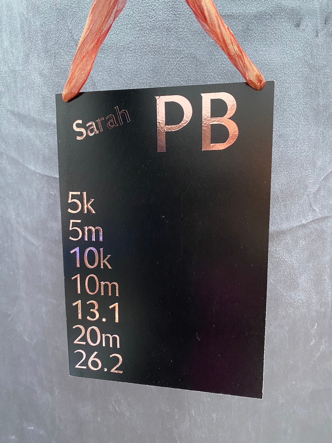Pb Running Chalkboard A5 Size : Running Gift / Running - Etsy
