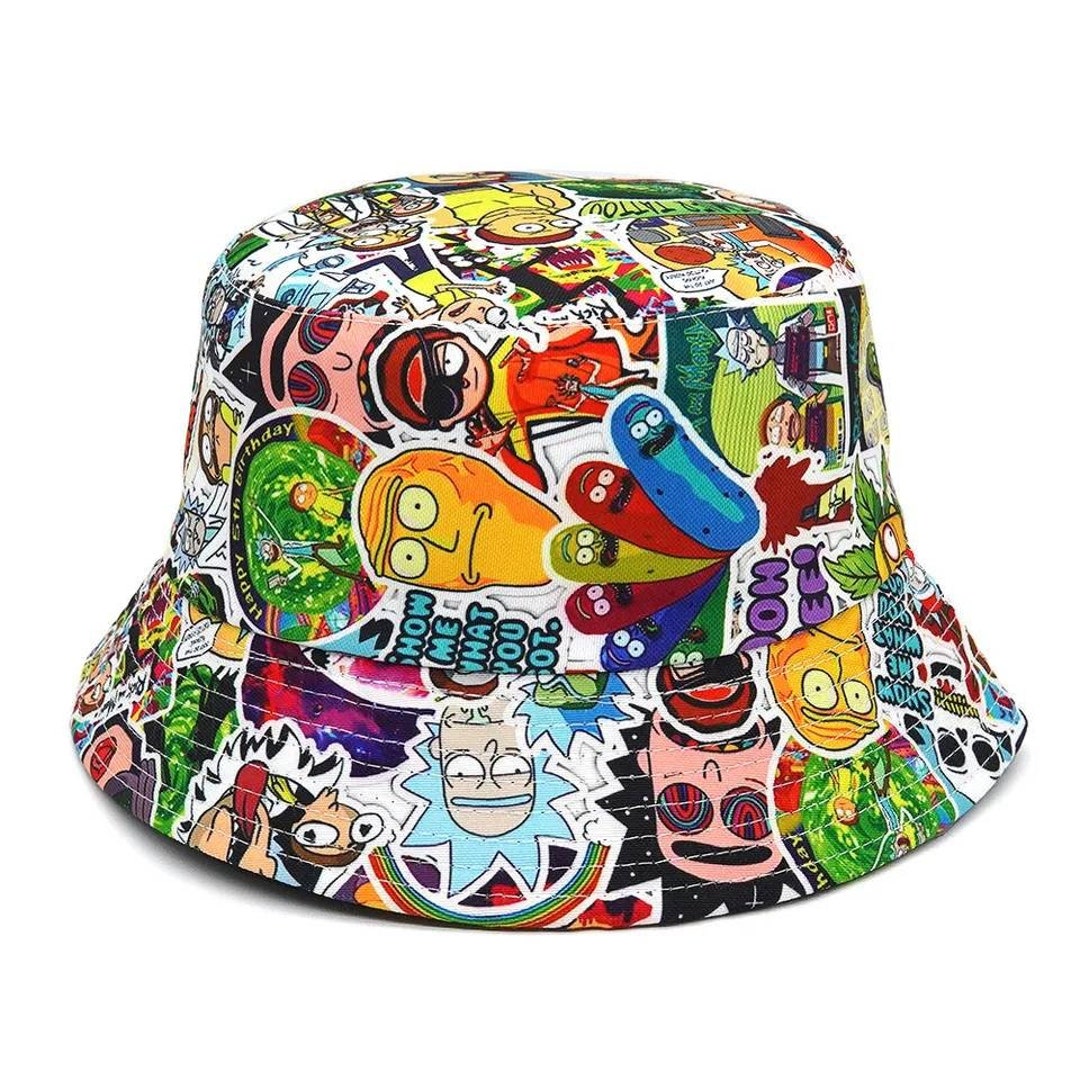 Summer Bucket Hats, Character Psychedelic - Etsy